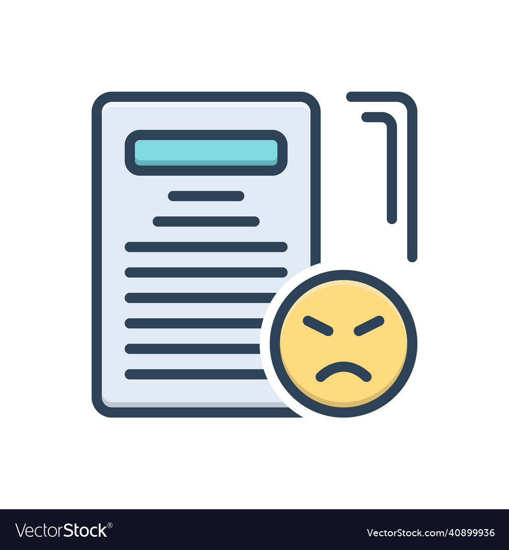 Complaint Royalty Free Vector Image - VectorStock