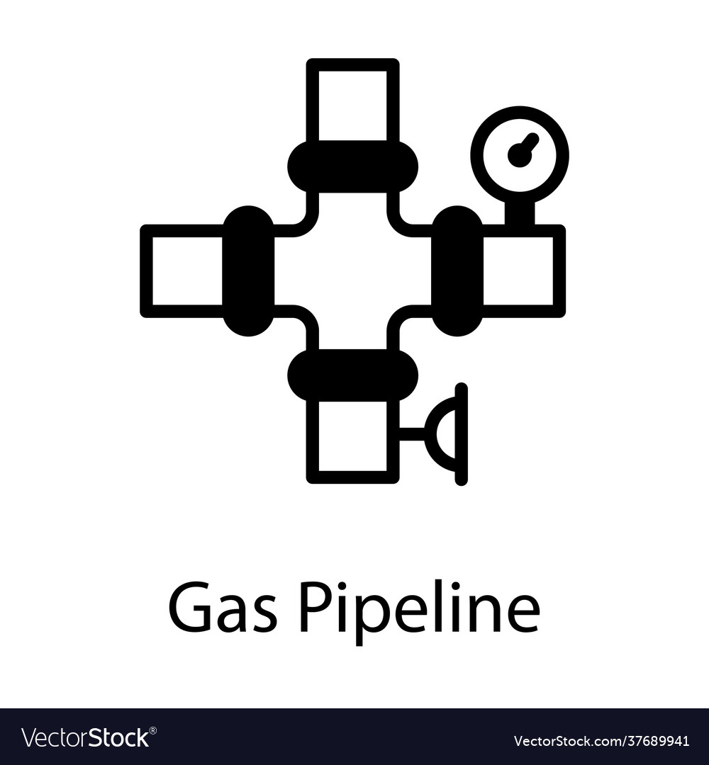Gas pipeline Royalty Free Vector Image - VectorStock