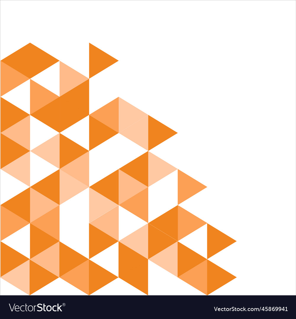 Geometric corner shape Royalty Free Vector Image