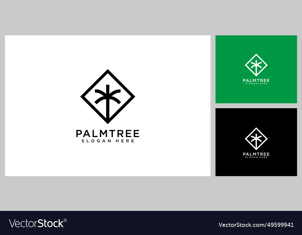Palm tree silhouette design Royalty Free Vector Image Palm tree silhouette design Royalty Free Vector Image