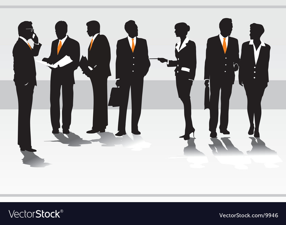 Business people Royalty Free Vector Image - VectorStock