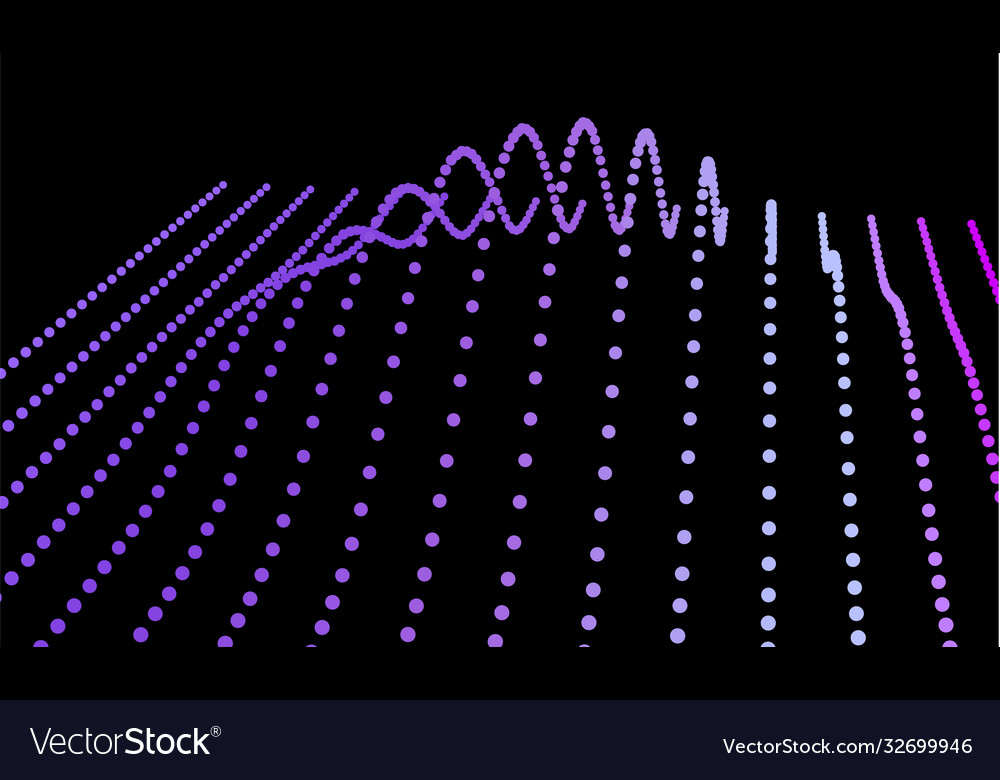 Data slice in volume function point Royalty Free Vector