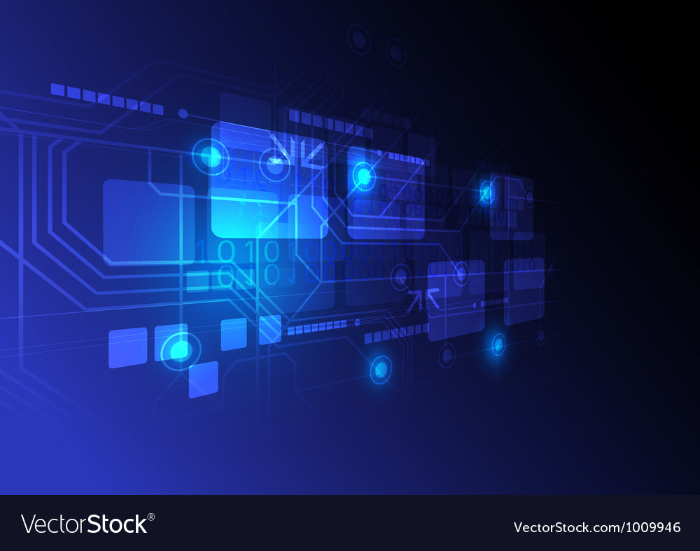 Digital technology concept background Royalty Free Vector