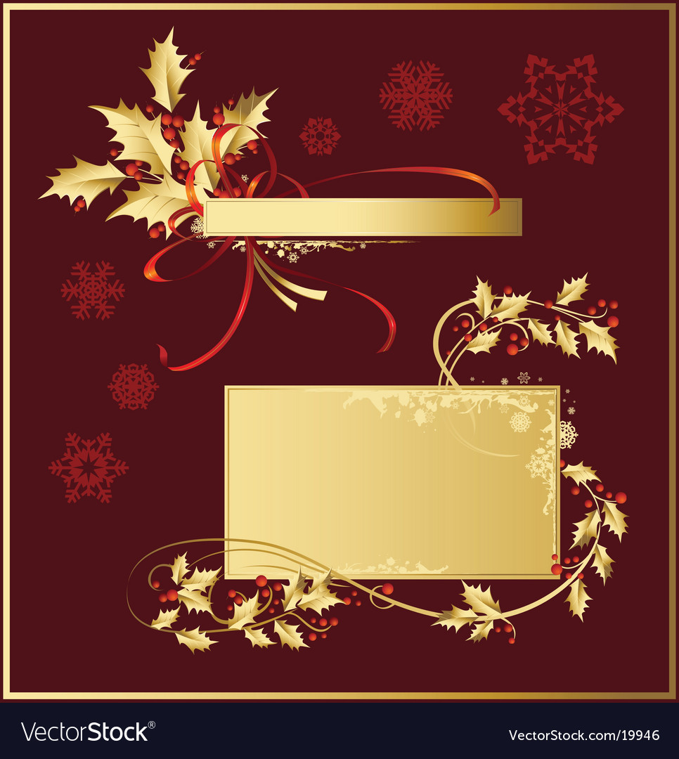 Set of christmas decoration Royalty Free Vector Image