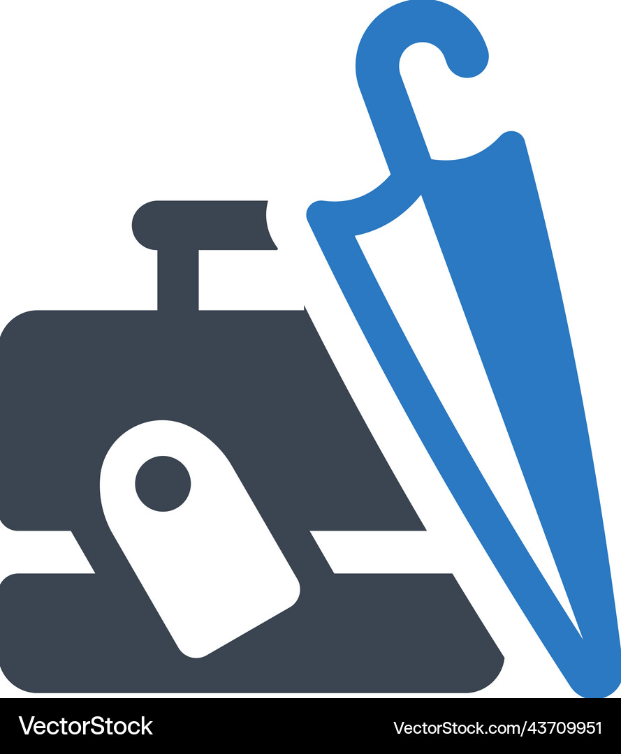 Belongings lost icon Royalty Free Vector Image