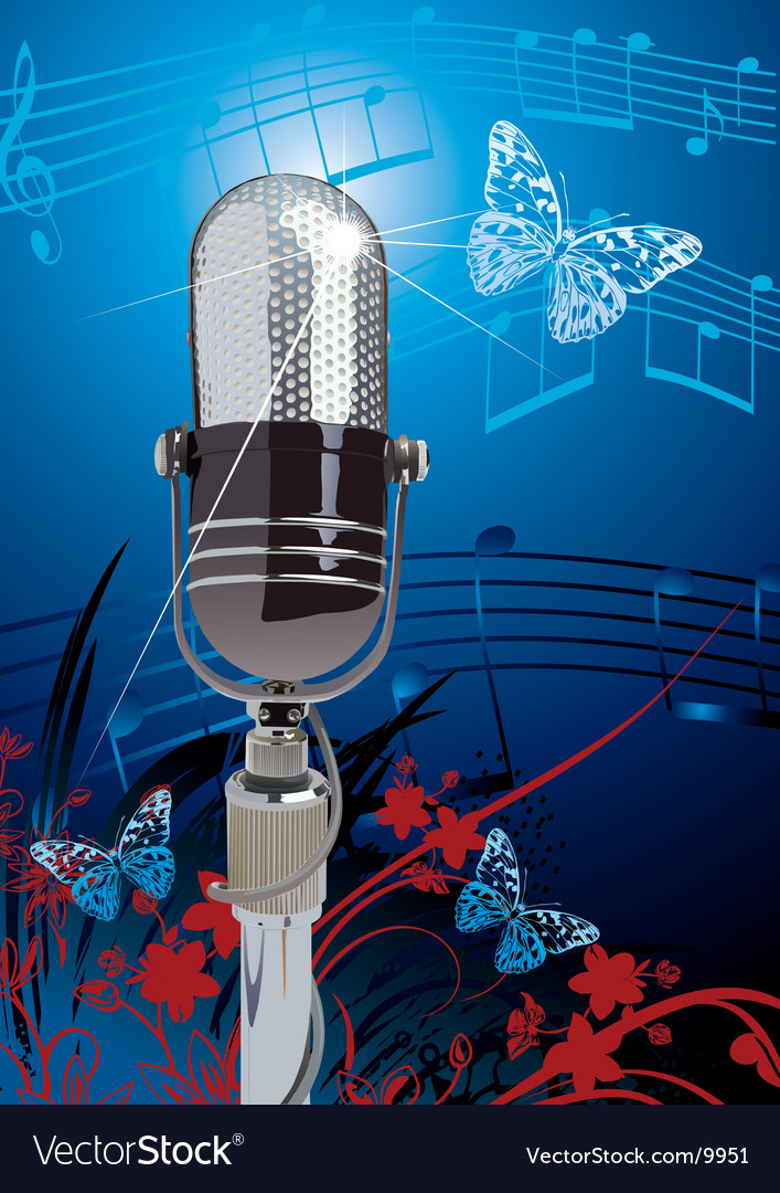 Microphone Royalty Free Vector Image - VectorStock
