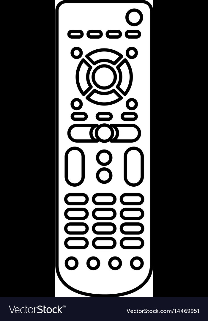 Remote control isolated icon Royalty Free Vector Image