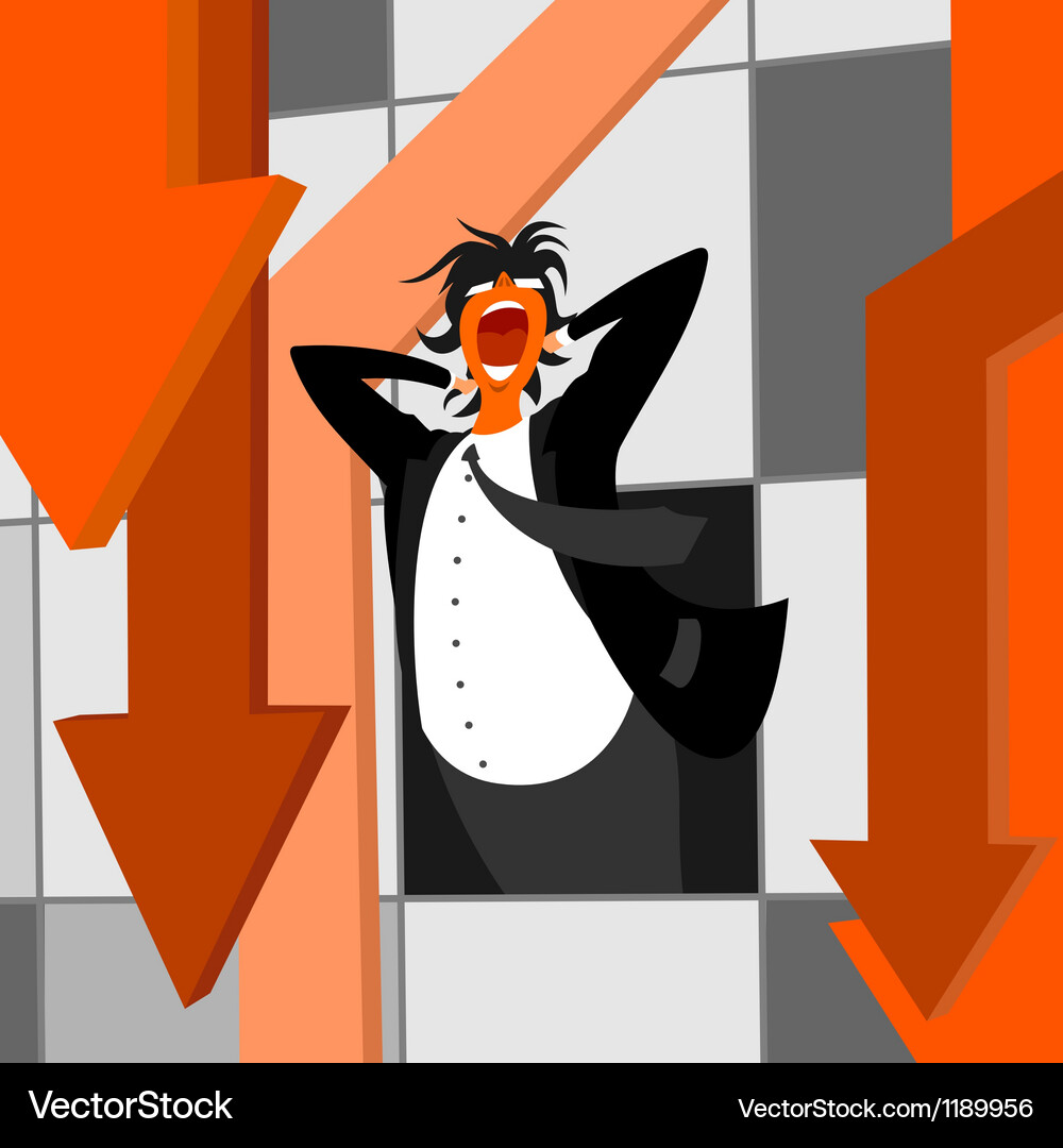 Tragedy on market Royalty Free Vector Image - VectorStock