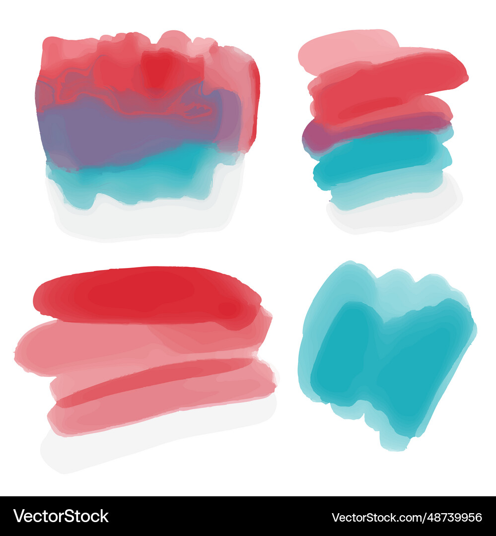 Watercolor spot isolated on a white background Vector Image