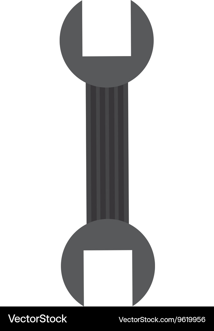 Wrench key isolated icon design Royalty Free Vector Image