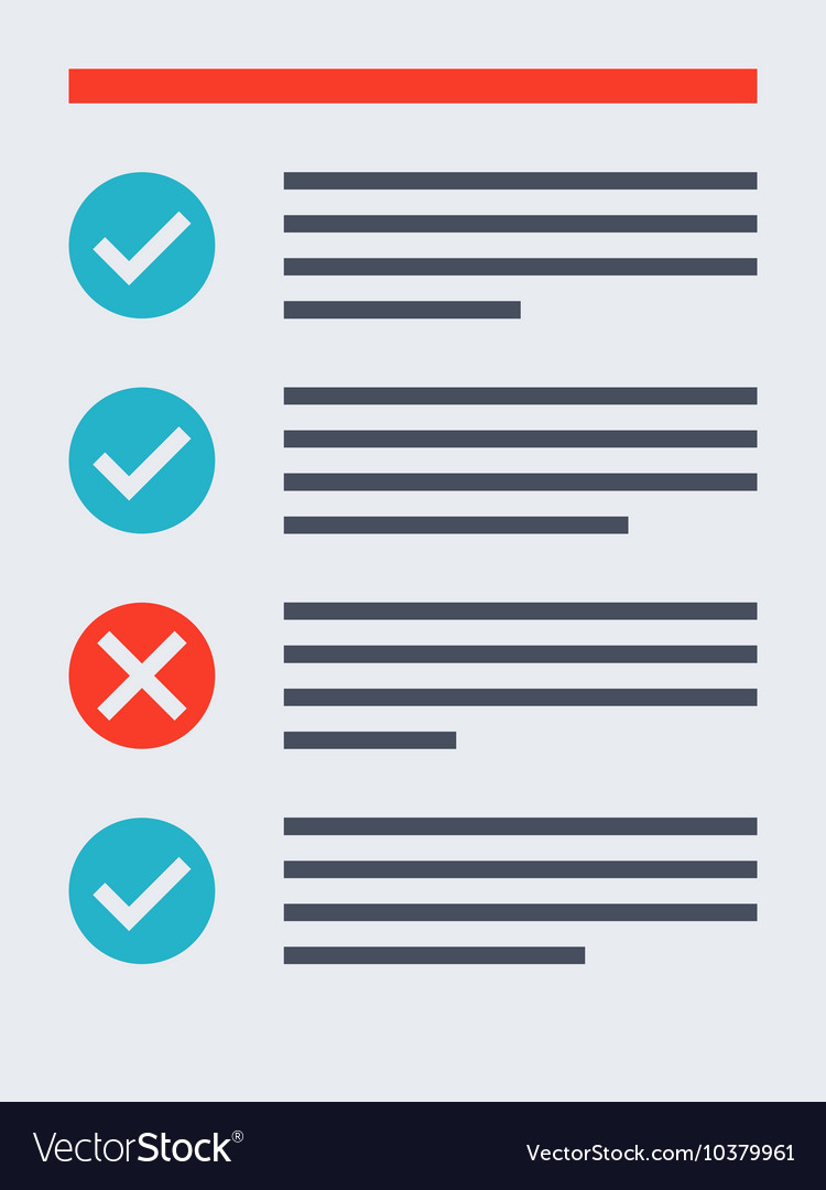 Tasks completed concept Royalty Free Vector Image