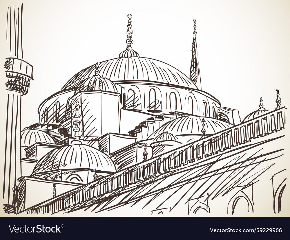 Mosque Royalty Free Vector Image - VectorStock Mosque Royalty Free Vector Image - VectorStock