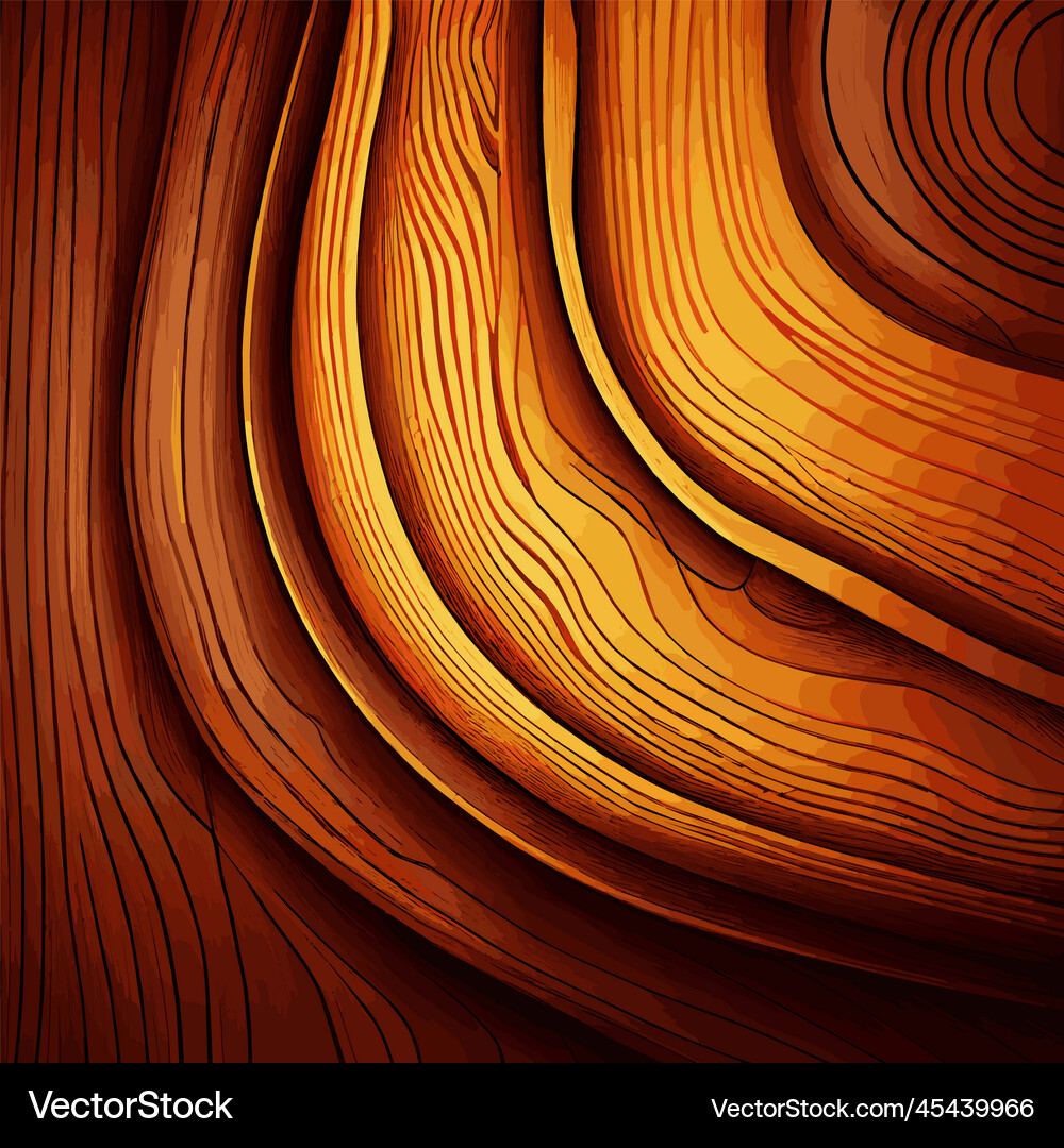 Realistic wood texture plank background fiber Vector Image