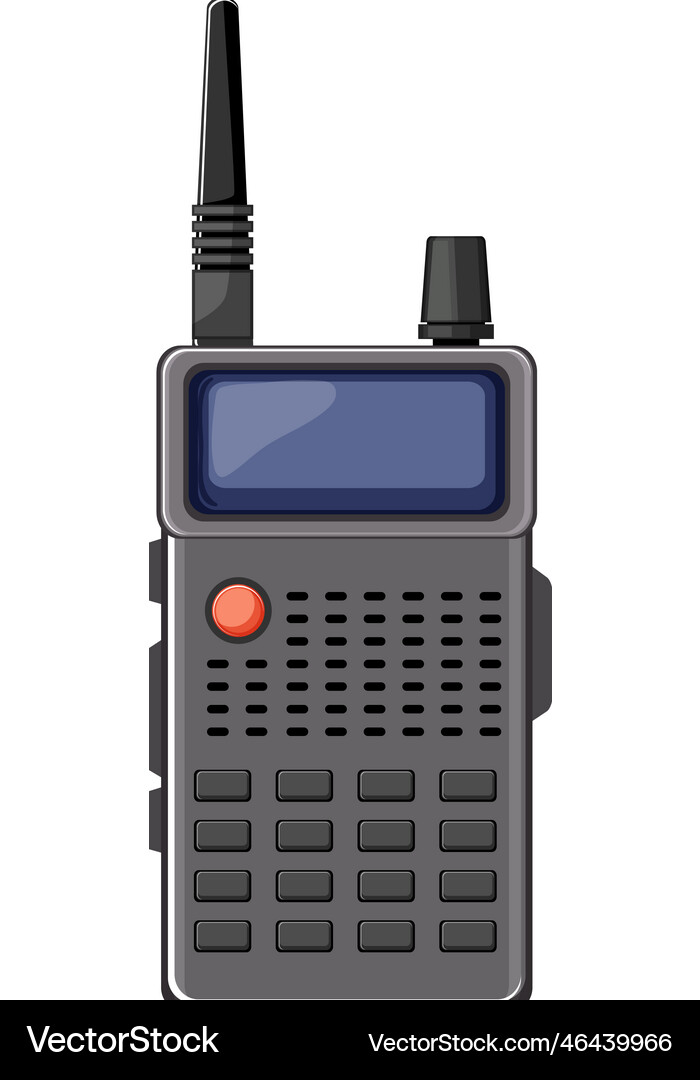 Technology radio transceiver cartoon Royalty Free Vector
