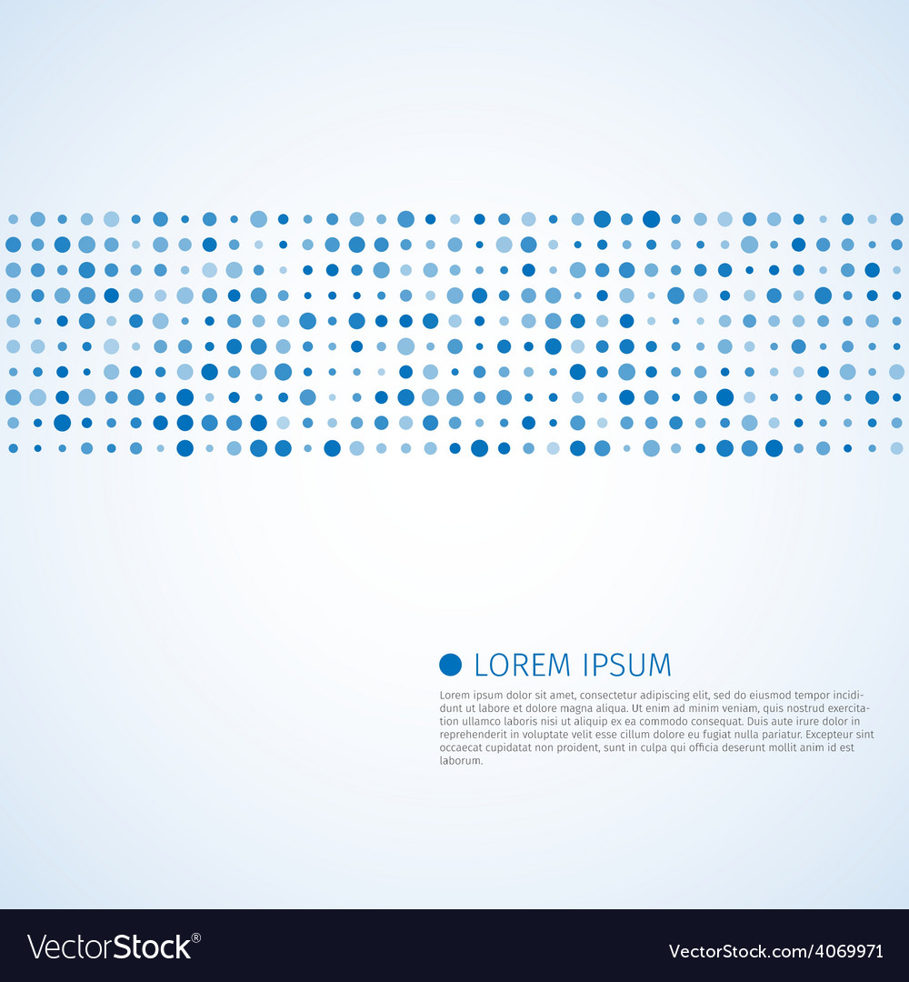 Abstract dots background Royalty Free Vector Image