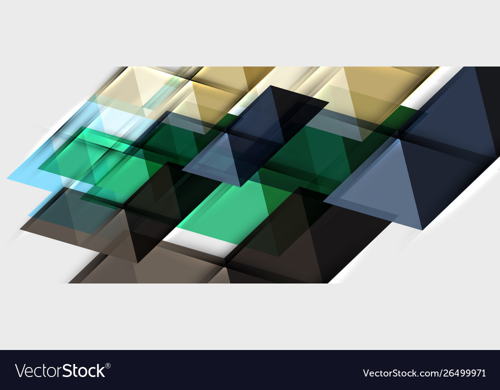 Abstract geometric background modern overlapping Vector Image