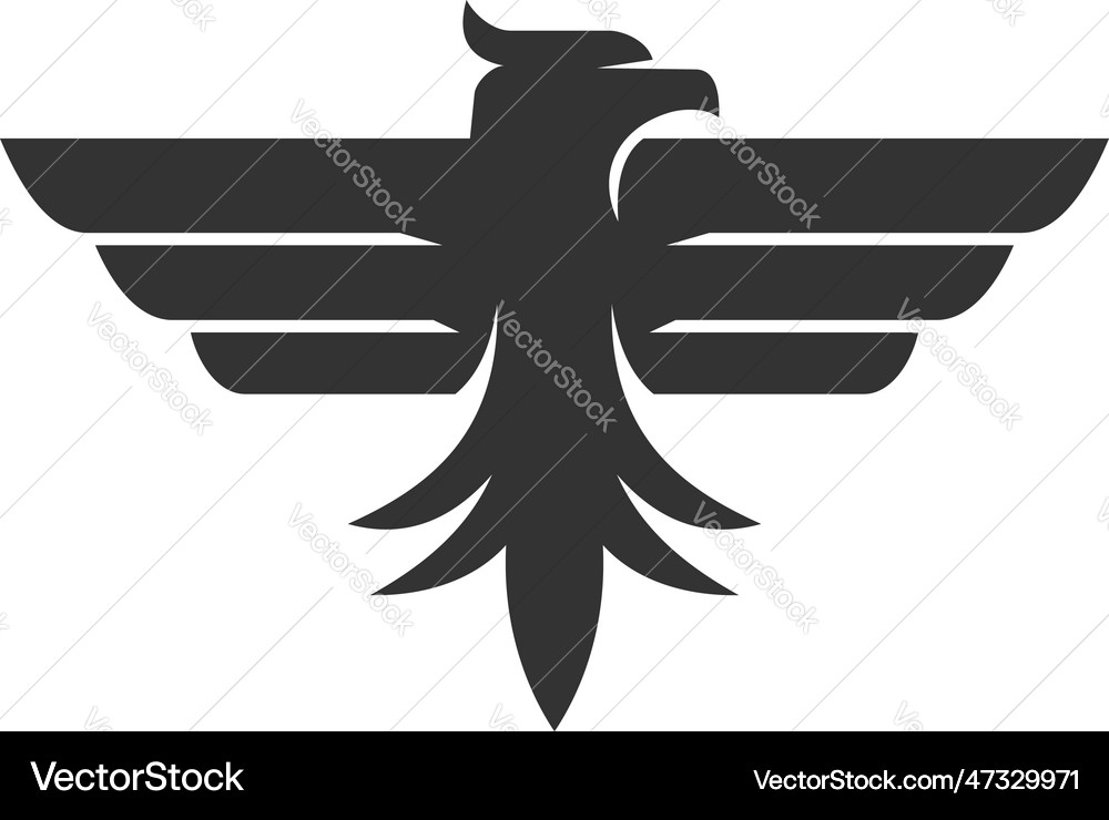 Eagle logo template icon brand identity isolated Vector Image