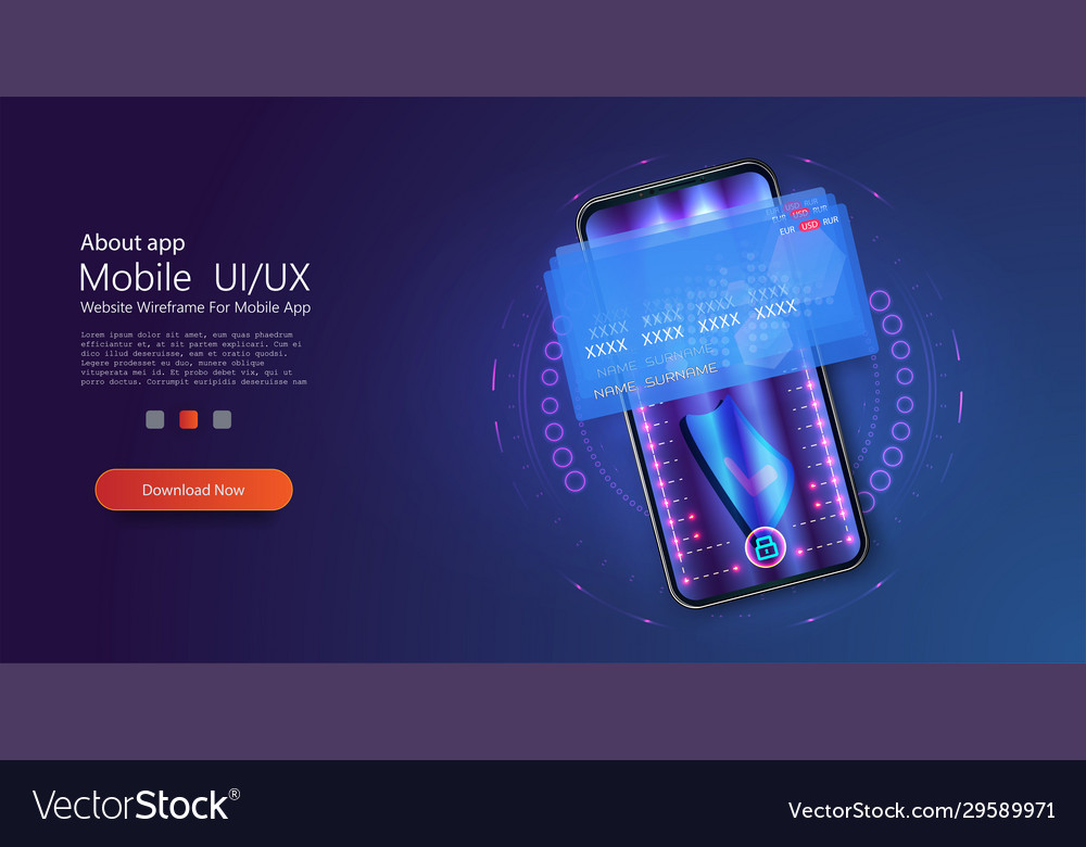 Isometric online payment online concept money Vector Image