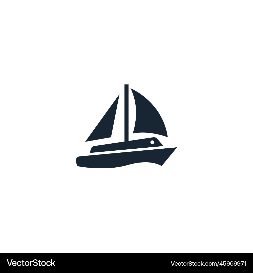 Sailing creative icon from sport icons collection Vector Image