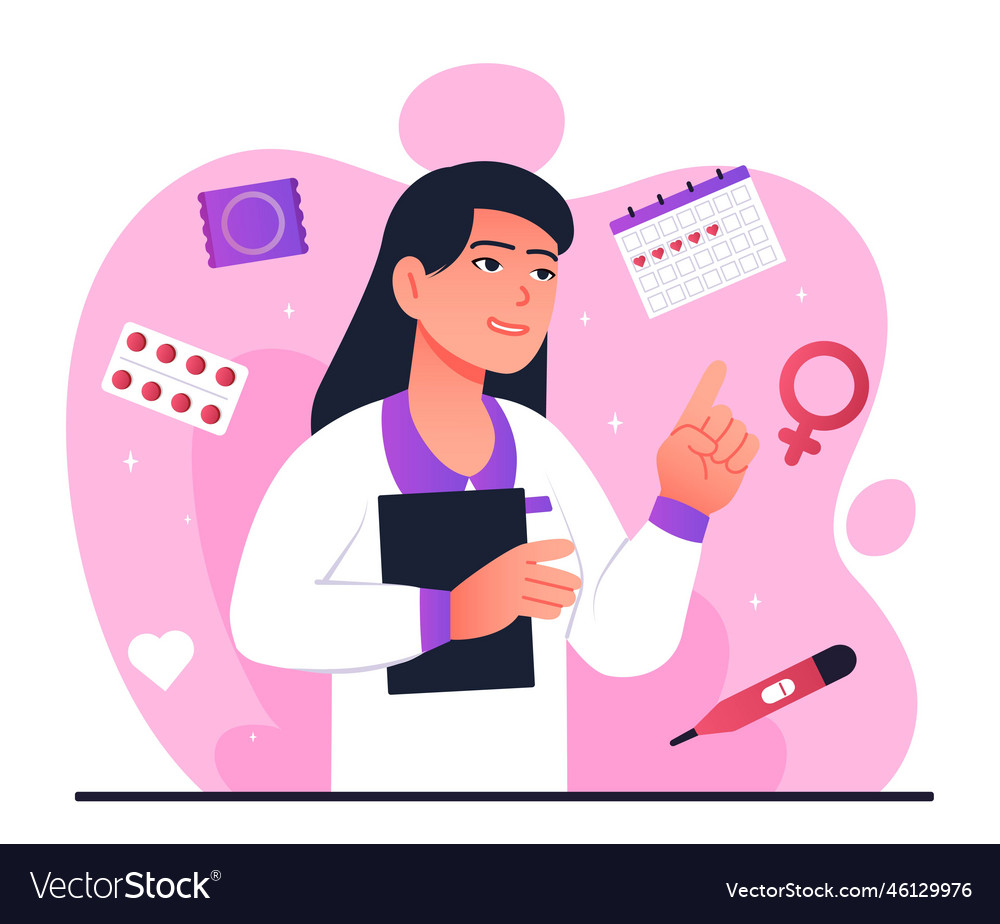 Sexual Health Concept Royalty Free Vector Image