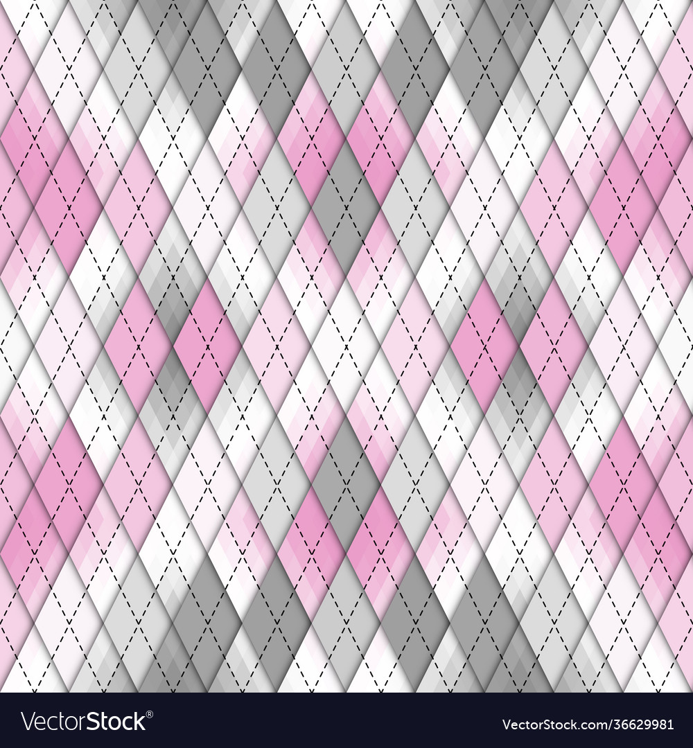 Argyle seamless pattern background Royalty Free Vector Image