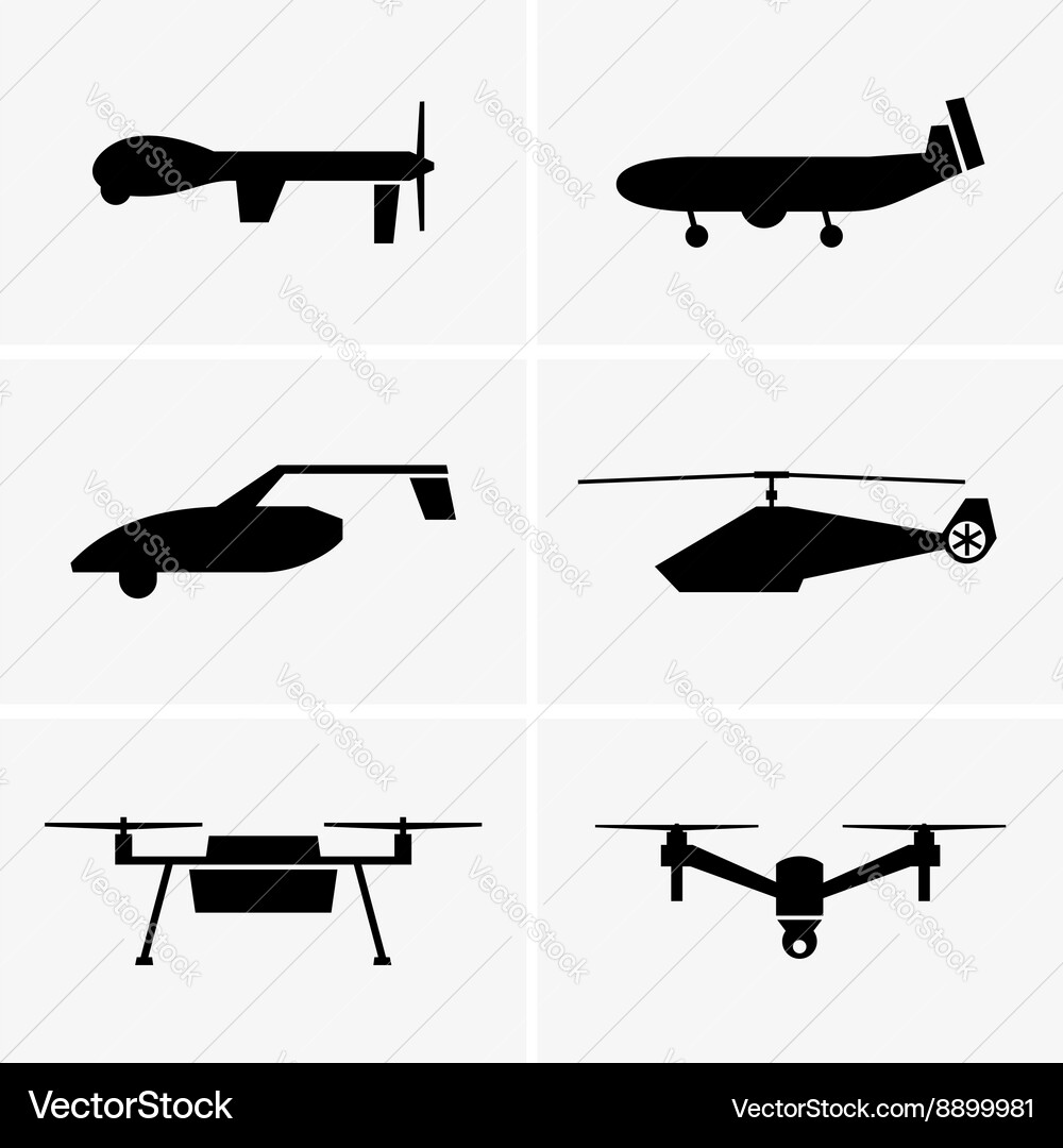 Drones Royalty Free Vector Image - VectorStock