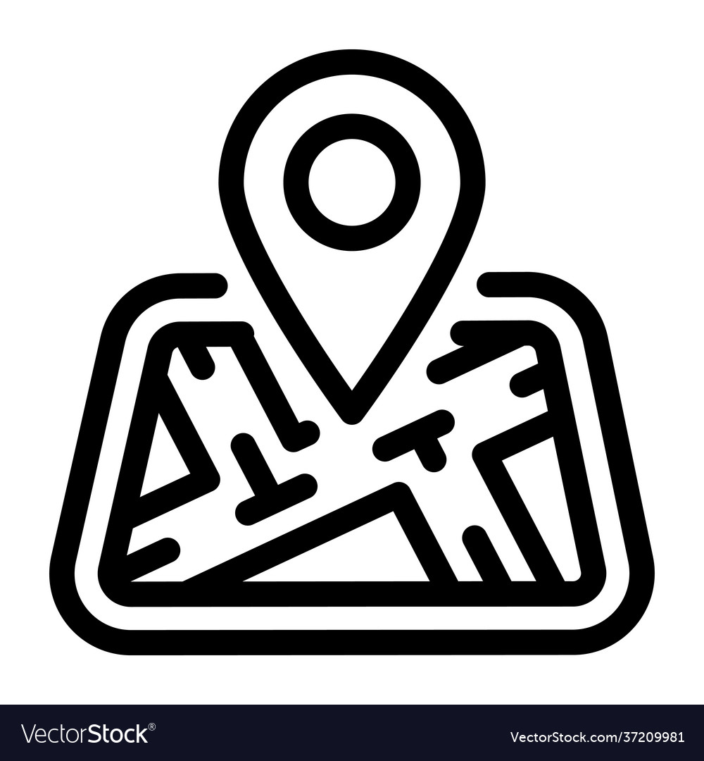 Map location Royalty Free Vector Image - VectorStock