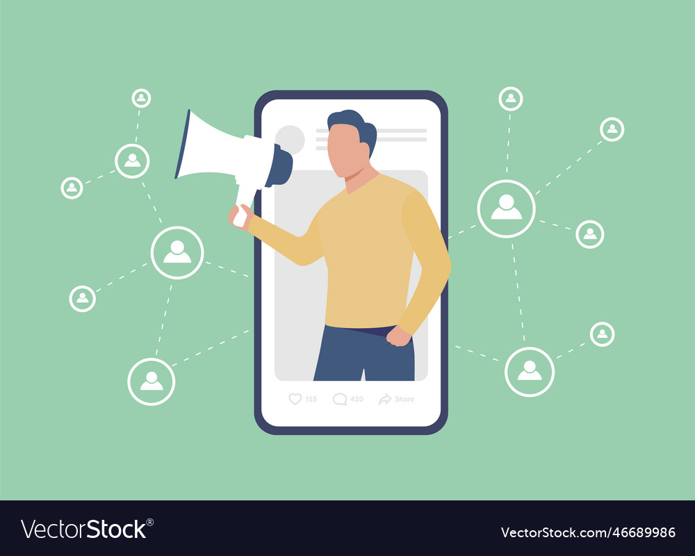 Affiliate marketing program concept profitable Vector Image