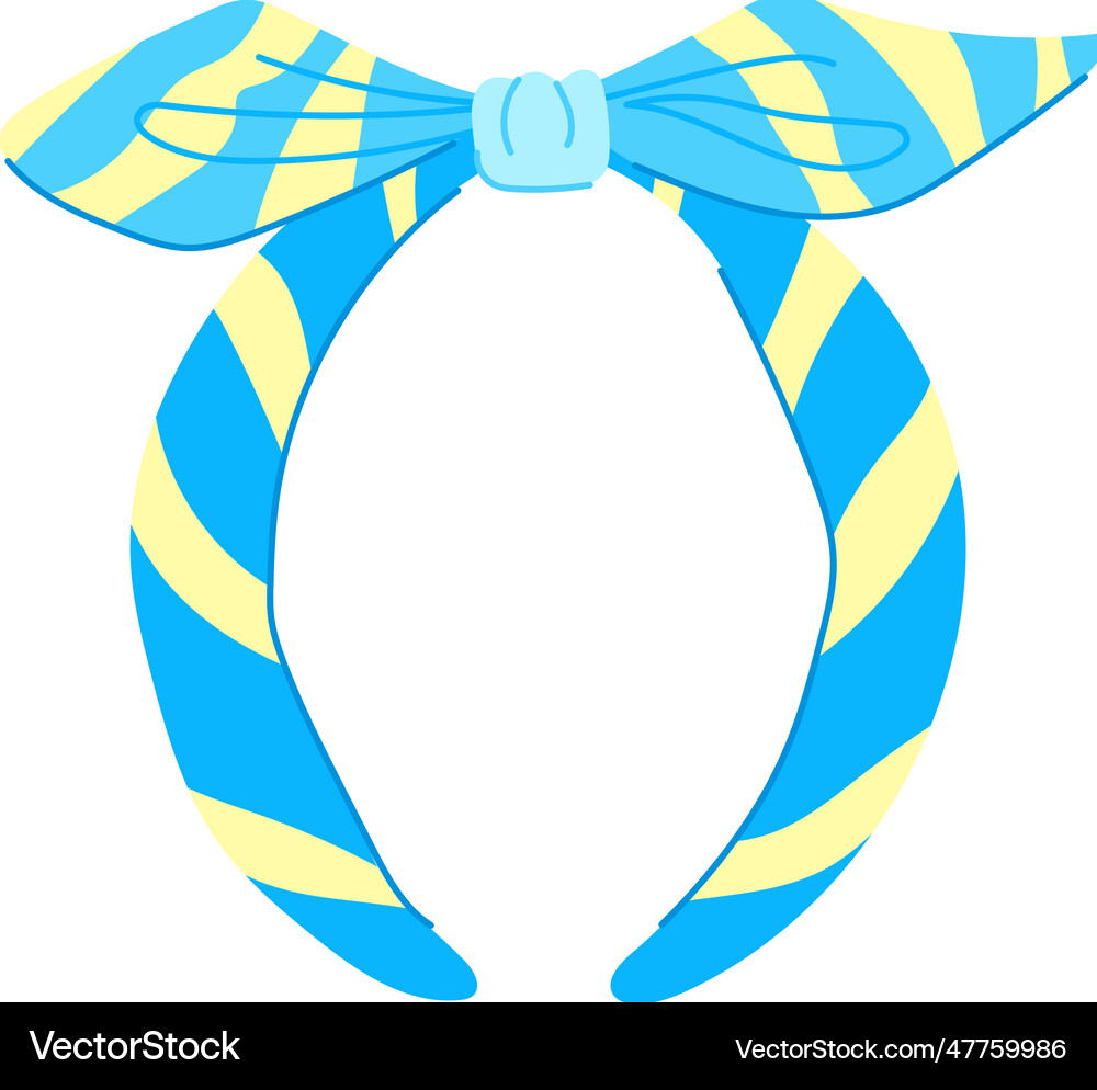 Style headband women cartoon Royalty Free Vector Image