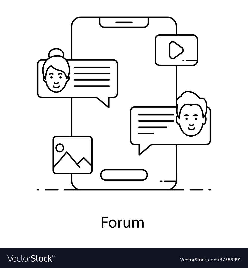 Forum Royalty Free Vector Image - VectorStock