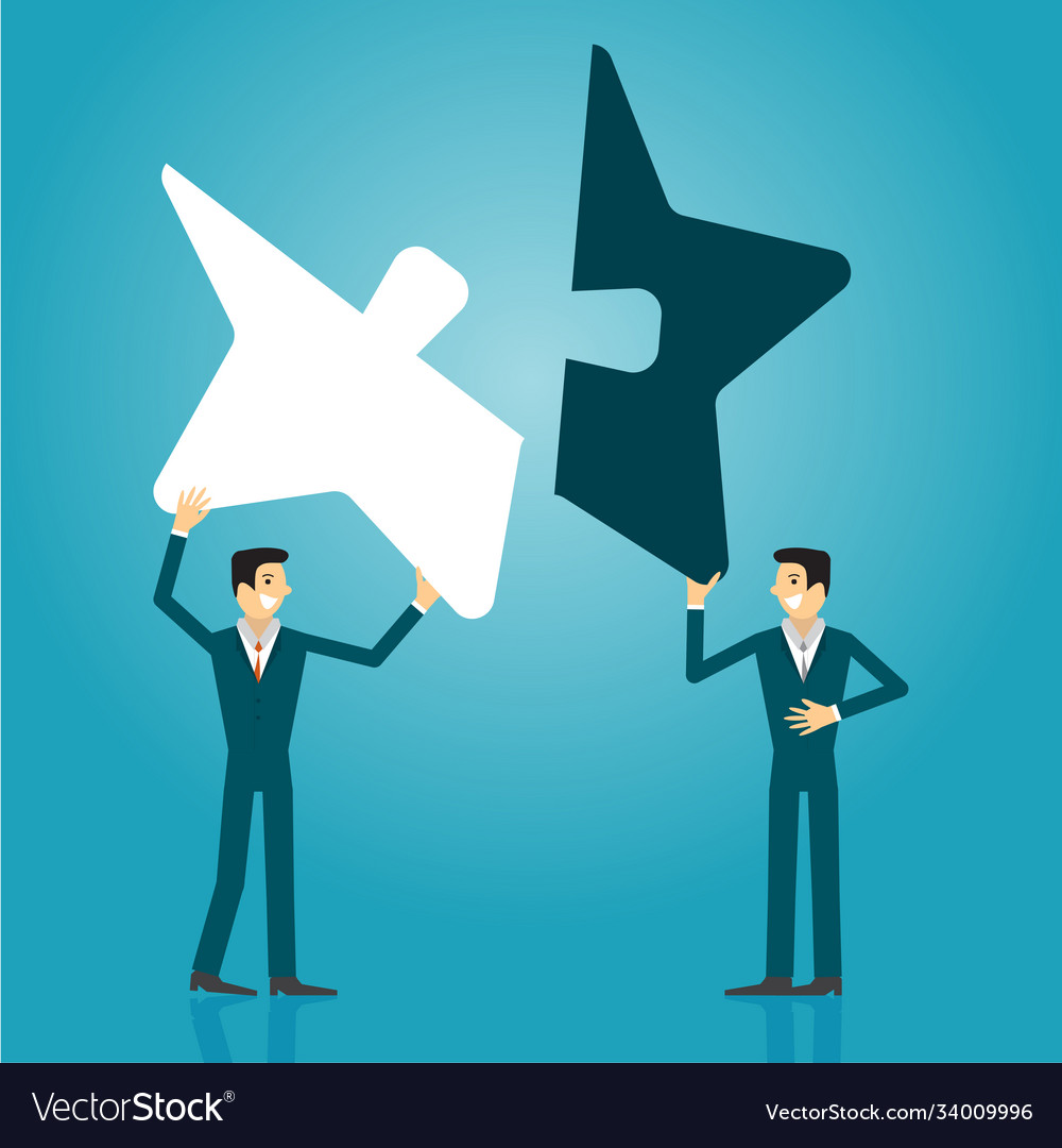Business Concept Businessman Advertising Vector Image