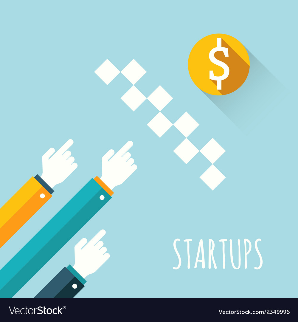 Startups Royalty Free Vector Image - VectorStock