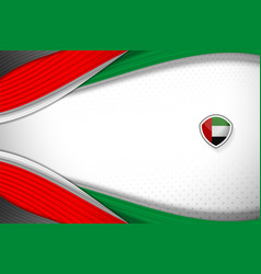 Uae color flag background Royalty Free Vector Image
