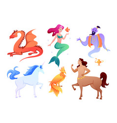 Ancient greek mythology monsters and creatures Vector Image