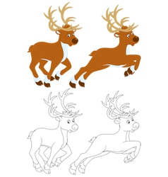Reindeer Royalty Free Vector Image - VectorStock