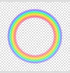 Transparent rainbow set Royalty Free Vector Image