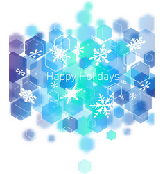 Hi-tech christmas background Royalty Free Vector Image