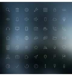 Icons Royalty Free Vector Image - VectorStock