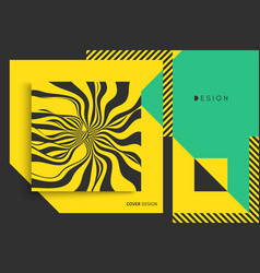 Cover design template pattern can be used Vector Image