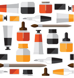 Baking tools seamless pattern background set Vector Image