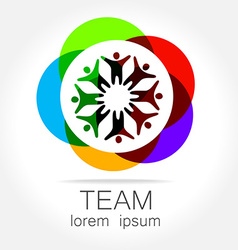 Team synergy logo Royalty Free Vector Image - VectorStock