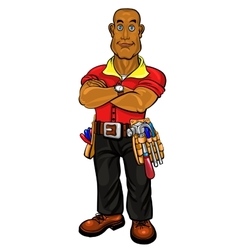 African American Construction Worker Clip Art