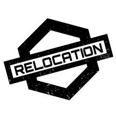 Relocation rubber stamp Royalty Free Vector Image