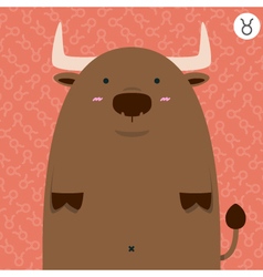 Cute big fat virgo zodiac cartoon Royalty Free Vector Image