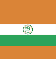 Flag miami-dade county in florida usa Royalty Free Vector