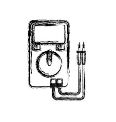 Electrical test meter Royalty Free Vector Image