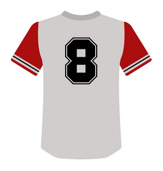Baseball shirt icon Royalty Free Vector Image - VectorStock