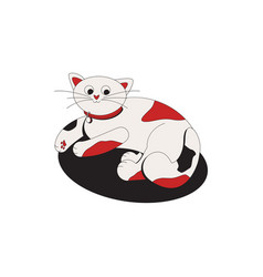 Isometric cat Royalty Free Vector Image - VectorStock