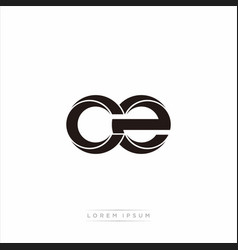 Cz logo monogram design template Royalty Free Vector Image