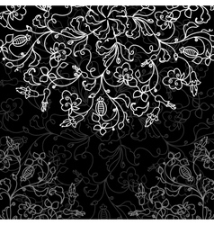 Empire seamless black paper pattern Royalty Free Vector